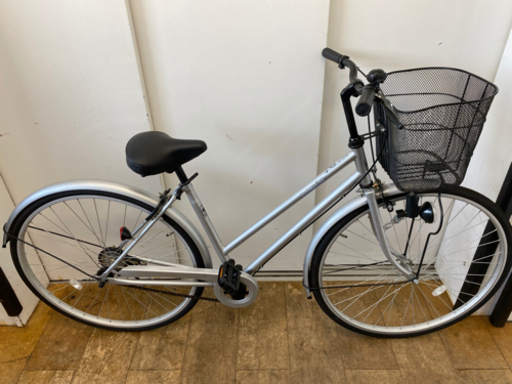 N028★銀色・27インチ普通自転車★防犯登録料込 (買取市場春日井店) 春日井のその他の中古あげます・譲ります｜ジモティーで不用品の処分