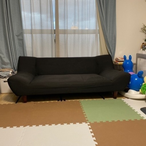 ※値下げ※ LOWYA 2.5人掛けローソファ (しょーご) 八尾のソファ《2人掛けソファ》の中古あげます・譲ります｜ジモティーで不用品の処分