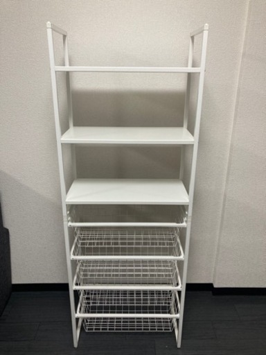 スリム型、キッチン、バス収納棚 (Kくん) 喜連瓜破の収納家具《棚、シェルフ》の中古あげます・譲ります｜ジモティーで不用品の処分