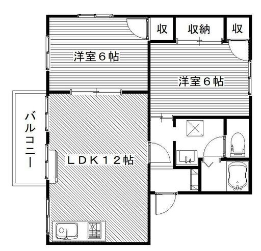 ★家電レンタル対象物件★2LDK家賃4.5万円★タウニィ笠原ABC2F (たすにゃん) 群馬藤岡のアパートの不動産・住宅情報・無料掲載の掲示板｜ジモティー