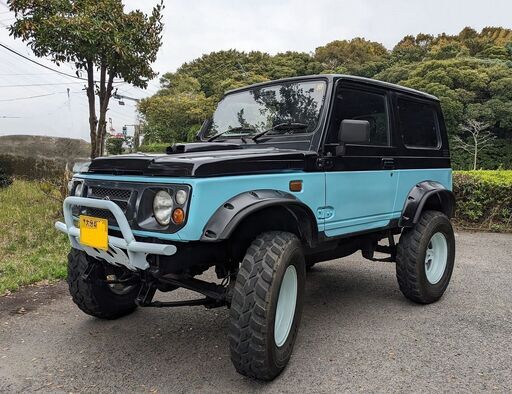 ★格安★ワイルドなジムニー JA11 車検有り リフトアップ 九州 大分より JA22顔 750タイヤ 改造多数 ☆レジャー、林道、キャンプ… (ミサイルプロダクツ) 大在のスズキの中古車｜ジモティー