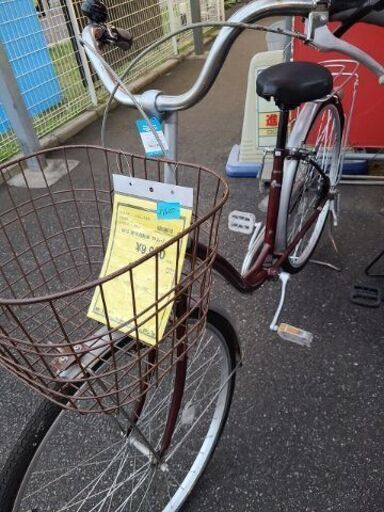 ★店頭にて試乗可★ J7620シティサイクルレッド26インチダイナモライト簡易クリーニング済【リユースのサカイ柏店】 中古自転車 流山市 中 ...