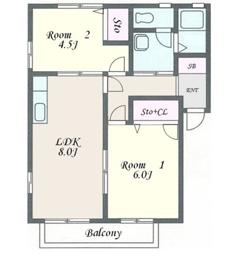 2LDK⭐️選べる2プラン⭐️敷礼ゼロ😄上尾『アーバンサイト21A 201』ファミリータイプ🏠 1eifpn (アップテール不動産) 上尾のアパートの不動産・住宅情報・無料掲載の掲示板｜ジモティー
