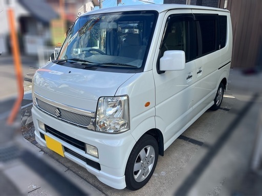 DA64W エブリィワゴンPZターボ ホワイトパワースライド！ (たーくん) 六十谷のエブリイの中古車｜ジモティー