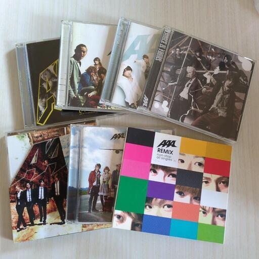AAA CD・DVD付き 7枚セット (MOMO🔸プロフ必読) さいたまのCD《ポップス》の中古あげます・譲ります｜ジモティーで不用品の処分