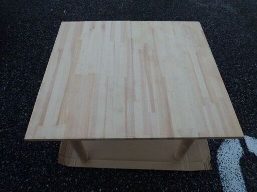 中古品DIYテーブル（80cm×73cm×高さ64cm）引き取って頂ける方に無料で差し上げます！！ (まーぼー) 新潟のテーブル《ダイニングテーブル》の中古あげます・譲ります｜ジモティーで不用品の処分