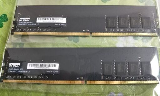 【動作確認済】デスクトップPC用 DDR4メモリ 8G 2枚セット (てんしば) 大阪のPCパーツの中古あげます・譲ります｜ジモティーで不用品の処分