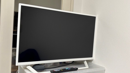 32v型液晶テレビ(OL32WD10S ホワイト)(美品) (にいいい) 弁天町のテレビ《液晶テレビ》の中古あげます・譲ります｜ジモティーで不用品の処分