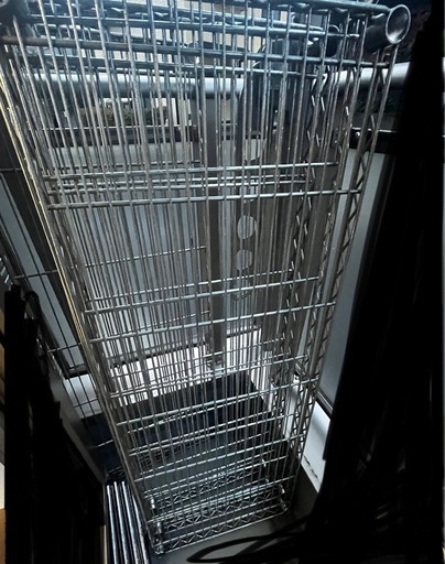 金属ラック (rx7i izoto) 南阿佐ケ谷の収納家具《棚、シェルフ》の中古あげます・譲ります｜ジモティーで不用品の処分