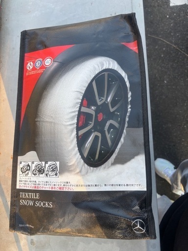 TEXTILE SNOW SOCKS スノーソックス メルセデスベンツ (shin) 福岡のタイヤ、ホイールの中古あげます・譲ります ...