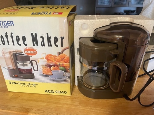 タイガーコーヒーメーカーACG-C040 (kann) 荒子川公園のキッチン家電《コーヒーメーカー》の中古あげます・譲ります｜ジモティーで不用品の処分