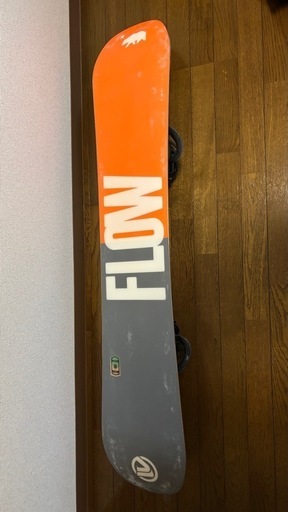 スノーボード板FLOW VERVE 149cm (松たろう) 三島のスノーボードの中古あげます・譲ります｜ジモティーで不用品の処分