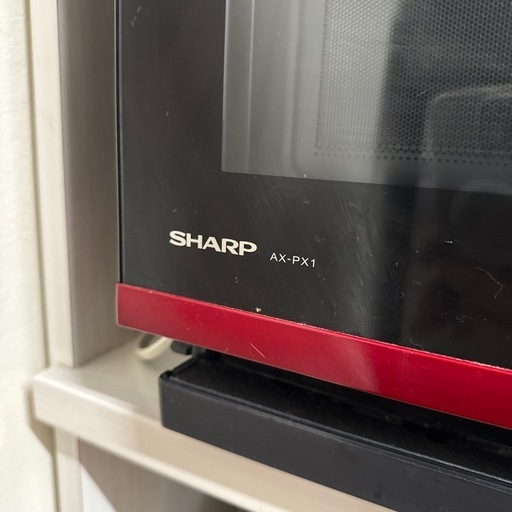 【SHARP】ヘルシオ ウォーターオーブン 電子レンジレンジ AX-PX1-R (しろくま) 鳴門のキッチン家電《オーブンレンジ》の中古あげます・譲ります｜ジモティーで不用品の処分