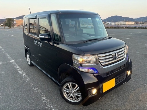福岡発 4WD H24 車検R7/8 ホンダ N BOX カスタム G Lパッケージ 電動スライドドア HID 純正アルミ TV ナビ BT (ヒロセ) 波多江のN-BOXの中古車｜ジモティー