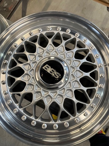 BBS RS 15インチ PCD100-4穴6.5J 4本 (まーしー) 備前西市のタイヤ、ホイールの中古あげます・譲ります｜ジモティーで不用品の処分