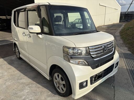 平成25年NBOXカスタムGSS白車検2年付 (euope) 男川のN-BOXの中古車｜ジモティー