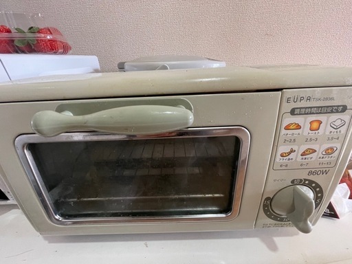 トースターEUPA TSK-2836 (Anna) 北千里のキッチン家電《オーブントースター》の中古あげます・譲ります｜ジモティーで不用品の処分