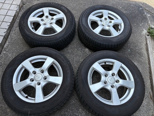 バリ溝GRASS 15インチ 6J +50 5穴P.C.D 114.3 195/65r15 トーヨータイヤ2022年製造夏タイヤ (MY) 本宮のタイヤ、ホイールの中古あげます・譲ります ...