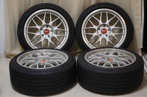 ‼️BBS純正‼️10万円💡〈鍛造超軽量〉BBS RG 18インチ 4本 タイヤホイールセットマークX クラウン (メダカ) 香春口三萩野のタイヤ、ホイールの中古あげます・譲ります｜ジモティー ...