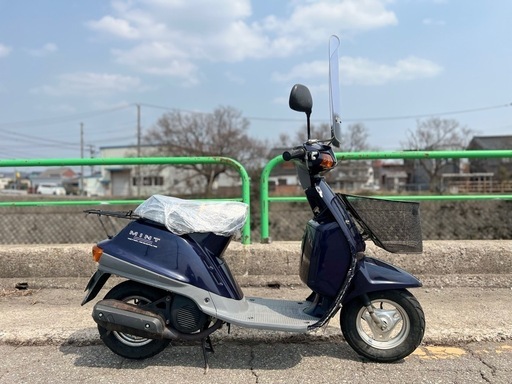 実働 MINT YAMAHA 1YU ミント 原付 スクーター 50cc 最短当日配送!!通勤 通学 ちょっとしたお買い物に!! (モーターライン) 急患医療センター前のバイクの中古あげます ...