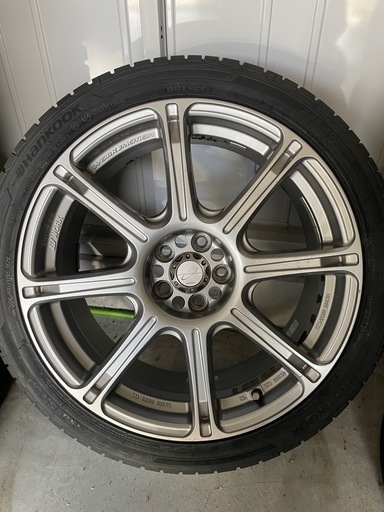 WORK XC8 18インチ7.5J +42 PCD100 225/40R18 ハンコックVentus S1 evo3 2024年製 ...