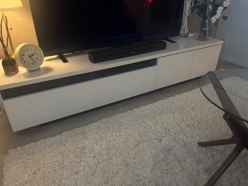 [幅180] LOWYA テレビ台 日本製 ローテレビ台 50V型対応 (はせがわ) 鹿島田の収納家具《テレビ台》の中古あげます・譲ります｜ジモティーで不用品の処分