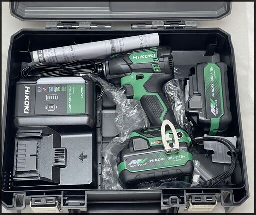 未使用 Hikoki 静音インパクト WHP18DA 2XPZ 18V/36V (BSL36A18X x2個) インパクトドライバー (リサイクルマート平岡) 新札幌のその他の中古あげます ...