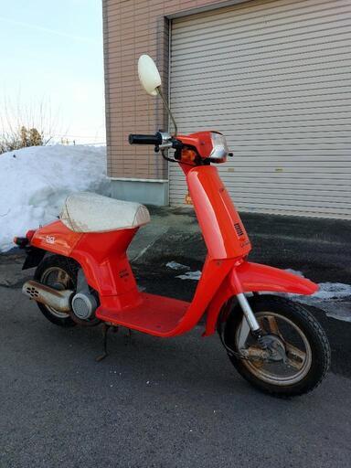 HONDA AB07 TACT ホンダ 初代 タクト 50cc スクーター 不動車 旧原付 2スト 原付 昭和 部品取り レストアベース (ハヤシR) かみのやま温泉のホンダの中古あげます ...