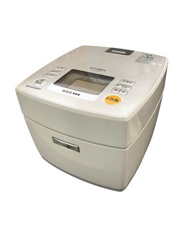 25R118 ジ3 MITSUBISHI 三菱 IHジャ-炊飯器 NJ-VE101-C形 5.5合炊き ライトベージュ 超音波IH 中古品 ...