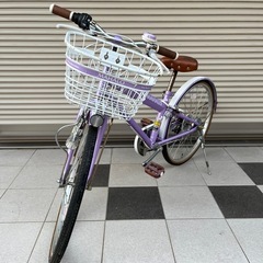 子供用自転車マハロ24インチ・パープル女の子用 (Kano) 富雄の 子供用自転車マハロ24インチ・パープル女の子用 (Kano) 富雄の