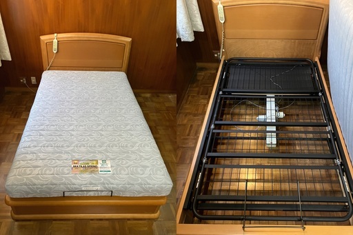 中古ですが綺麗です】フランスベッド電動セミダブルベッド【業者 中古ですが綺麗です】フランスベッド電動セミダブルベッド【業者