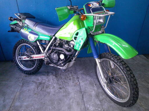 KAWASAKI KL250R 緑 エンジン始動確認 自賠責保険で乗れます 半額配送キャンペーン 期間限定 現状渡し諸経費￥0- 横浜 P-… (P-Yard) 横浜のカワサキの中古あげます ...