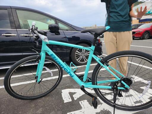 美品】クロスバイク Bianchi C-SPORT 1 (はせ) 万願寺のクロス 美品】クロスバイク Bianchi C-SPORT 1 (はせ) 万願寺のクロス