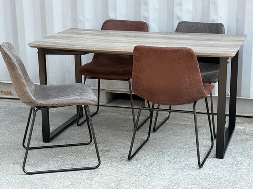 商談中】A459 レグルス ダイニング5点セット ヴィンテージ風 北欧モダン (節約.com) 神戸のテーブル《その他》の中古あげます・譲り ...