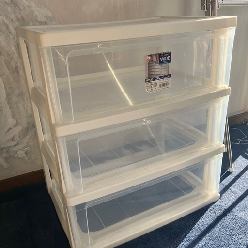 衣装ケースアイリスオーヤマ (はな) 浅草の収納家具《収納ケース》の中古あげます・譲ります｜ジモティーで不用品の処分