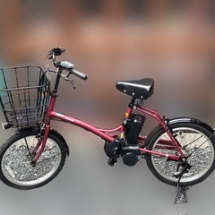 新品同様・使用歴浅【Panasonic】電動アシスト自転車 (とまと 新品同様・使用歴浅【Panasonic】電動アシスト自転車 (とまと