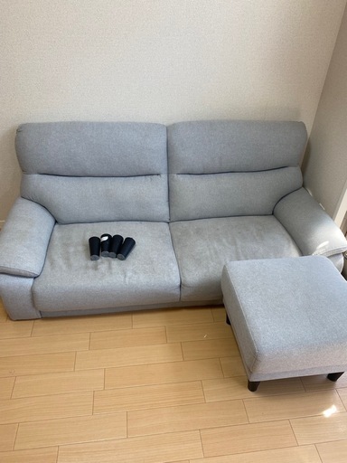 ニトリ3人掛け布張りソファー (ますお) 柏のソファ《3人掛け ニトリ3人掛け布張りソファー (ますお) 柏のソファ《3人掛け
