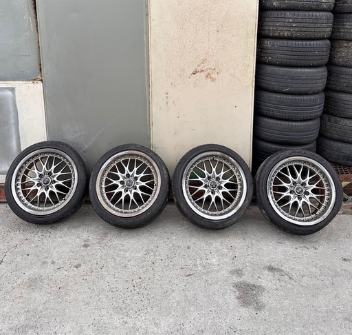スカイライン33 外しWORK レザックス18インチ4本セットホイールサイズ18x8.5JJ PCD 114.32本18x9.5JJvPCD… (MFK キング) 西熊本のタイヤ、ホイールの ...