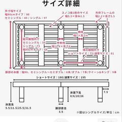 すのこベッドシングルサイズ (ぴの) 水天宮前のベッド《シングル すのこベッドシングルサイズ (ぴの) 水天宮前のベッド《シングル