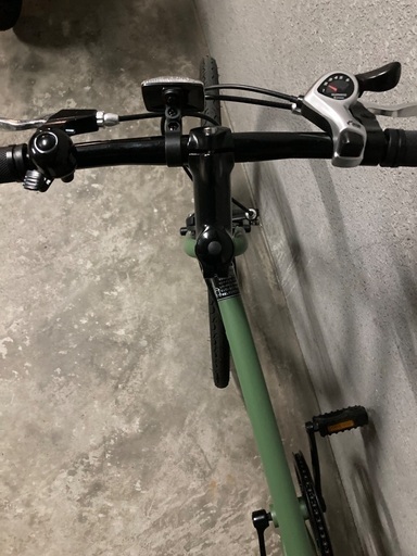 自転車クロスバイク緑色 (tsu nachi) 名古屋のクロスバイクの 自転車クロスバイク緑色 (tsu nachi) 名古屋のクロスバイクの