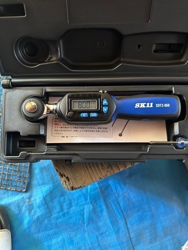 SK11(エスケー11) デジタルトルクレンチ 差込角 9.5mm 3~60N・m SDT3-060 (ピンキー) 涸沼のその他の中古あげます・譲ります｜ジモティーで不用品の処分