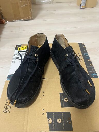 クラークスclarksハラコワラビーブーツサイズUK8-8.5(26 クラークスclarksハラコワラビーブーツサイズUK8-8.5(26