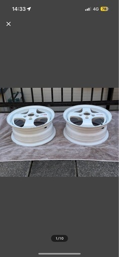 共豊 KYOHO CDR ホイール 14インチ 6J +45 114.3 4穴 (あか) 京成佐倉のタイヤ、ホイールの中古あげます・譲ります｜ジモティーで不用品の処分