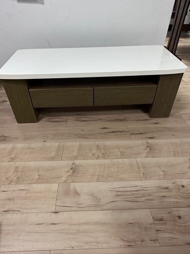 センターテーブル ローテーブルホワイト (hzzzz) 西別所のテーブル《センターテーブル》の中古あげます・譲ります｜ジモティーで不用品の処分