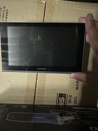 カーモニターアルパインPKG-M700S (TCM-REMAKE) 新川のカーナビ、テレビの中古あげます・譲ります｜ジモティーで不用品の処分