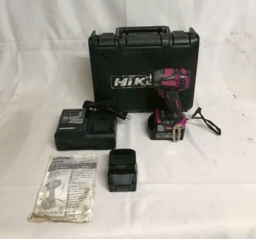 【北見市発】ヒタチ HITACHI 日立 コードレスインパクトドライバ WH 18DDL2 急速充電器 UC 18YDL 蓄電池 BSL 1… (こだわりや 北見店) 北見のその他の中古あげ ...