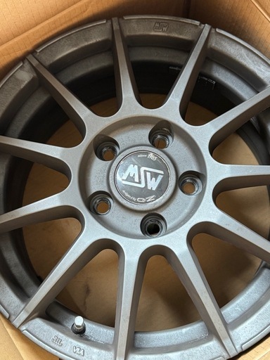 【本日5月23日23時頃受け渡し限定お値段】MSW ホイール4本Type 85 (パッパ) 郡津のタイヤ、ホイールの中古あげます・譲ります ...