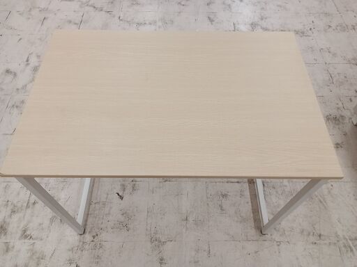 ★ジモティ割あり★ テーブル ベージュ＆ホワイト W90×D60×H70 クリーニング済み TC8842 (リユースのサカイ栃木) 栃木のテーブルの中古あげます・譲ります｜ジモティーで不用品の処分