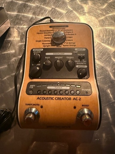 ZOOM AC-2acoustic creator effector (chanshin) 宮崎台のエフェクター、PA機器の中古あげます・譲ります｜ジモティーで不用品の処分