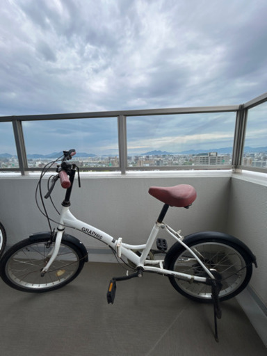 Graphis GR-209 折り畳み自転車 (りょう) 日赤病院前の折りたたみ自転車の中古あげます・譲ります｜ジモティーで不用品の処分